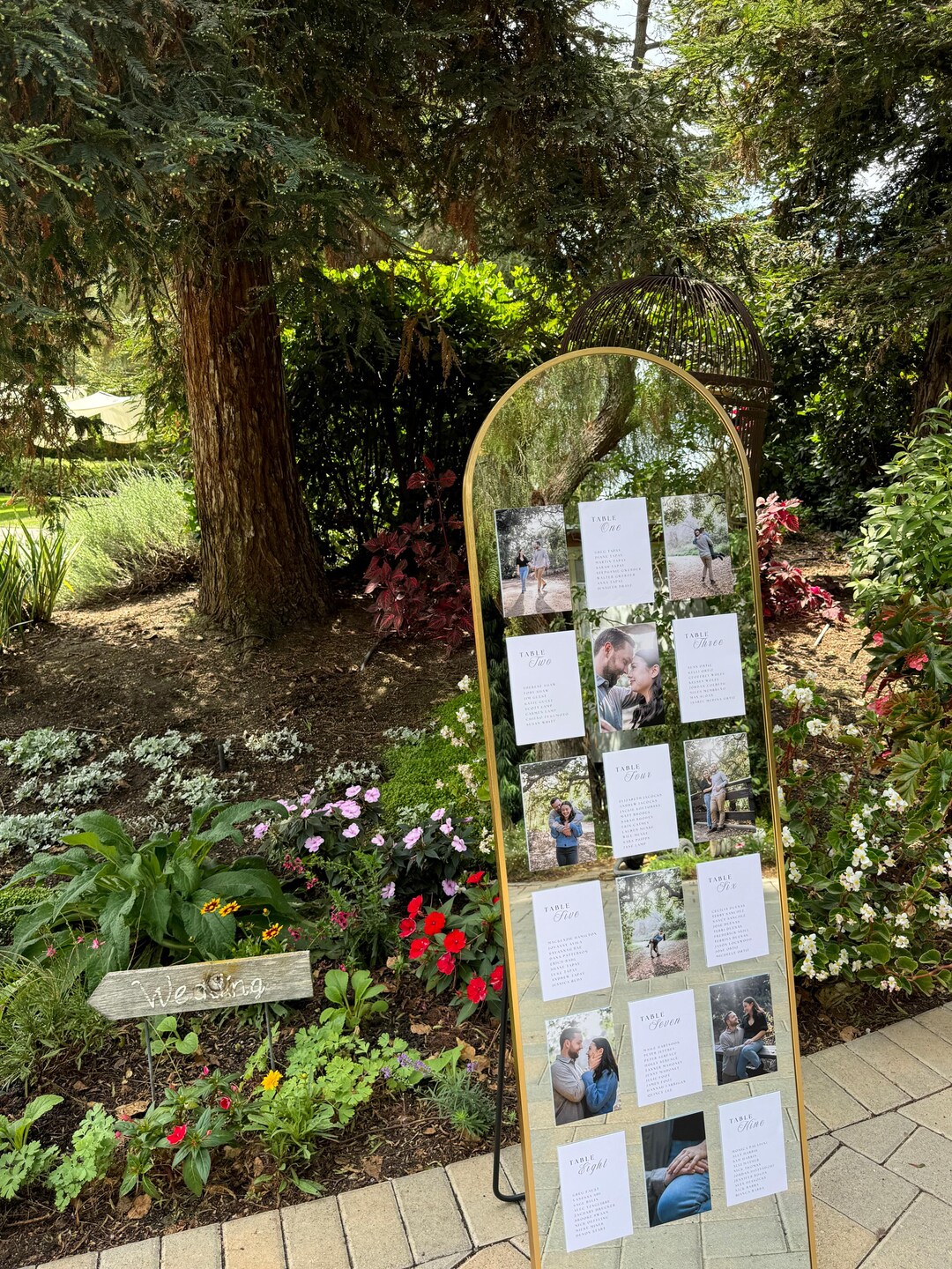 Wedding Guest Table List Canva Template for Weddings - Etsy