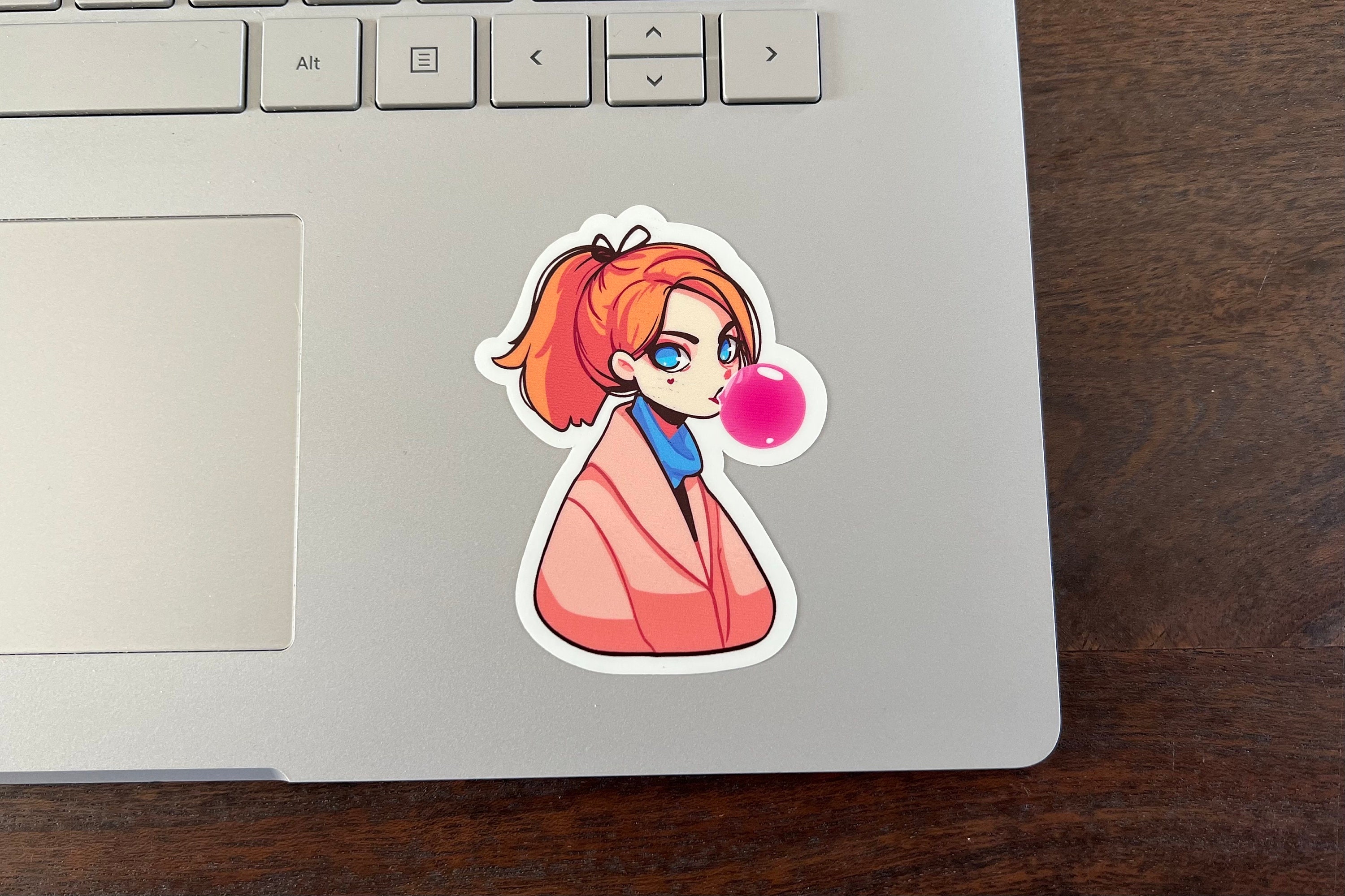 Manga Girl Sticker Set 2 Anime Manga Style 5 Waterproof Vinyl Decals - Etsy