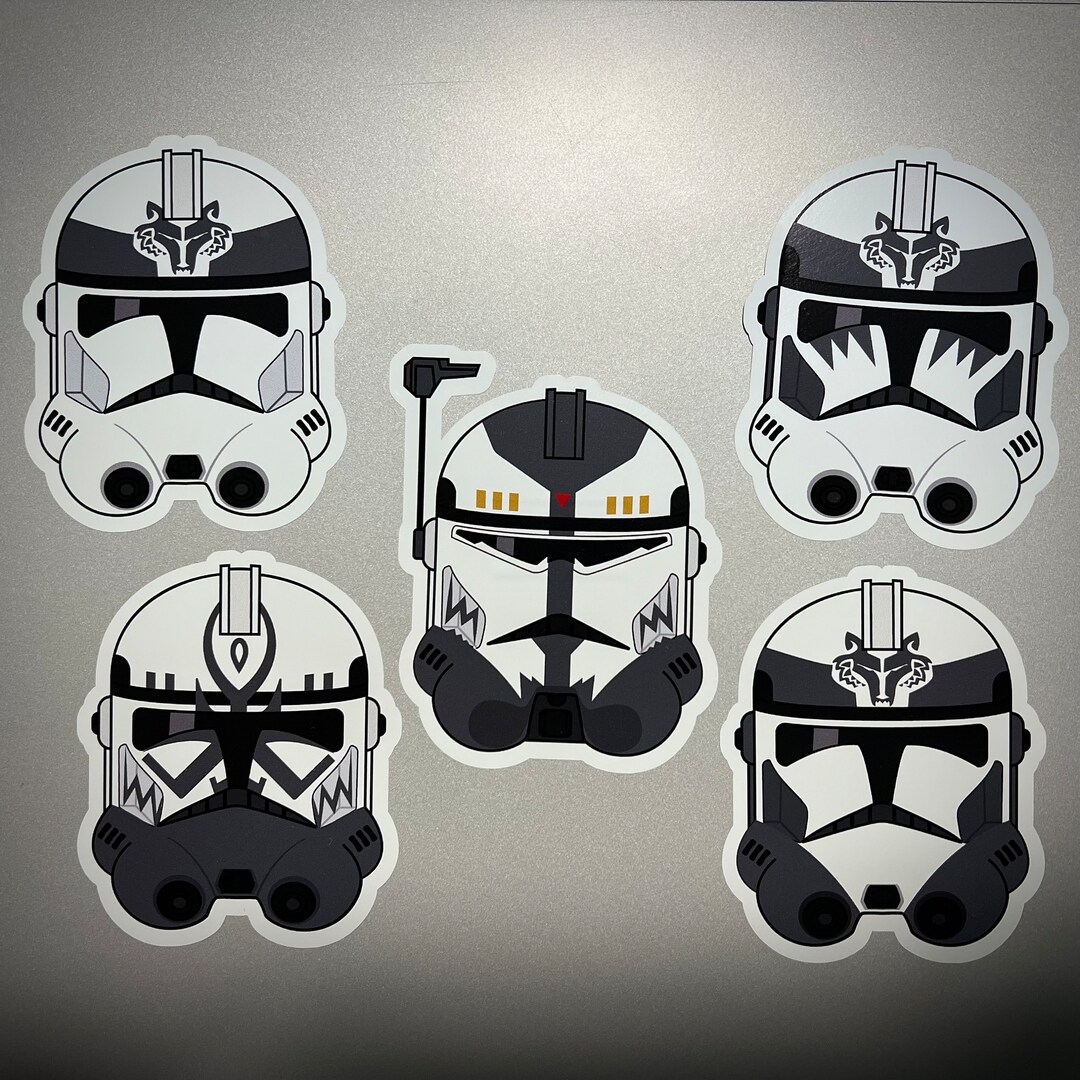 104th Attack Battalion Sticker Set | Wolf Pack | 5 Waterproof Vinyl ...