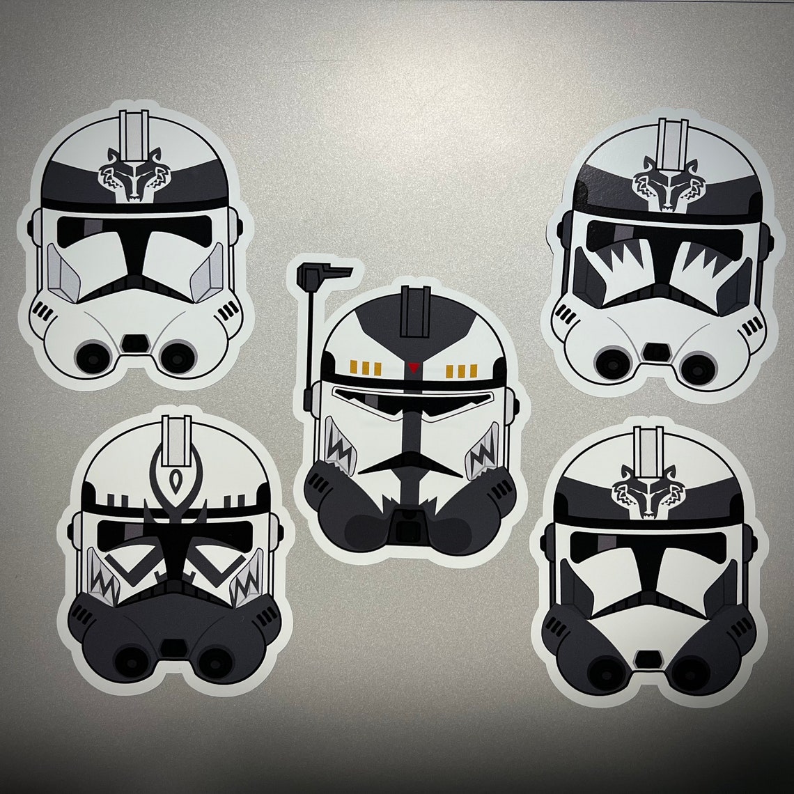 104th Attack Battalion Sticker Set | Wolf Pack | 5 Waterproof Vinyl ...