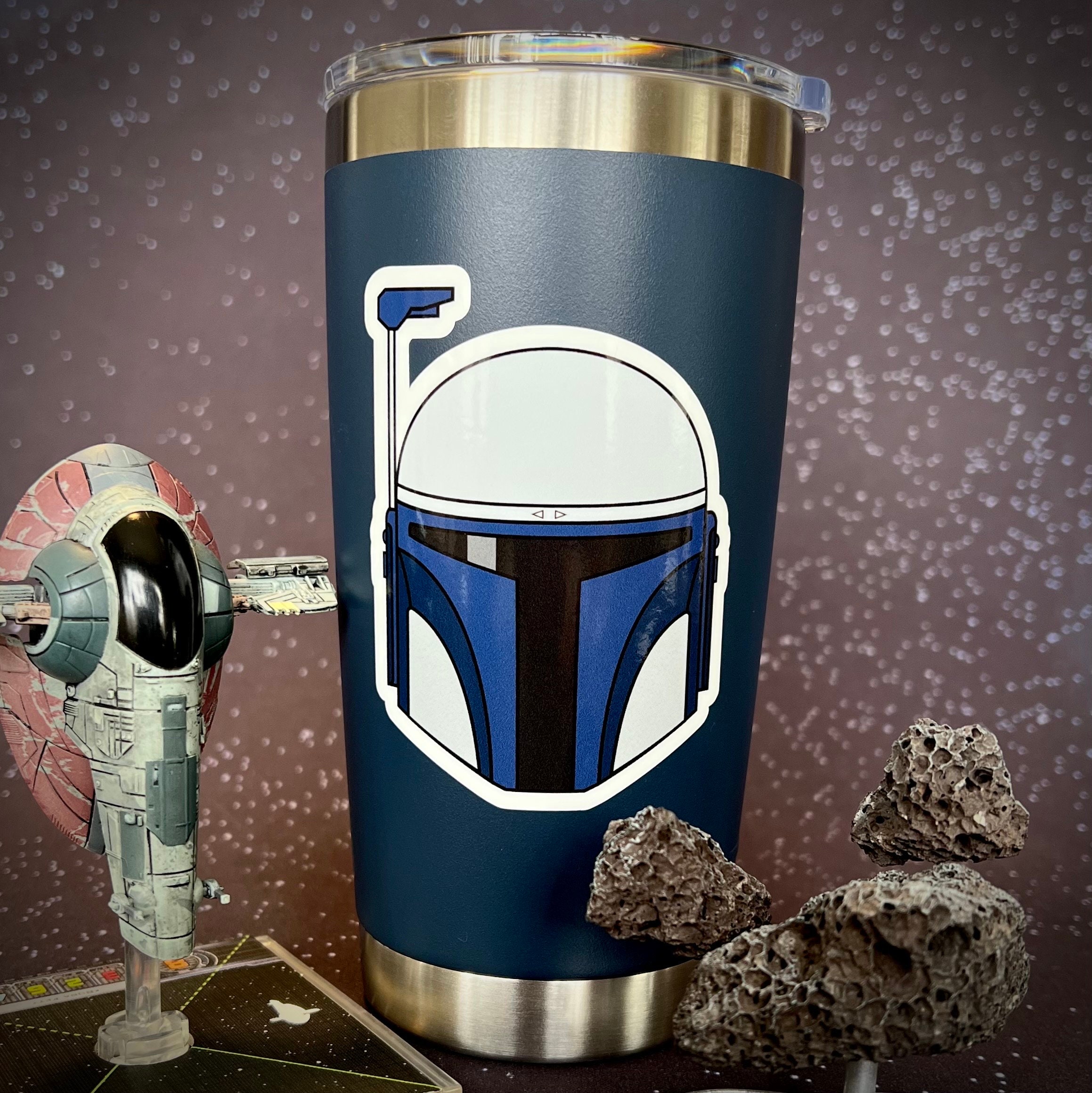 Jango Fett Sticker | the Clone Template | Waterproof Vinyl Decal - Etsy