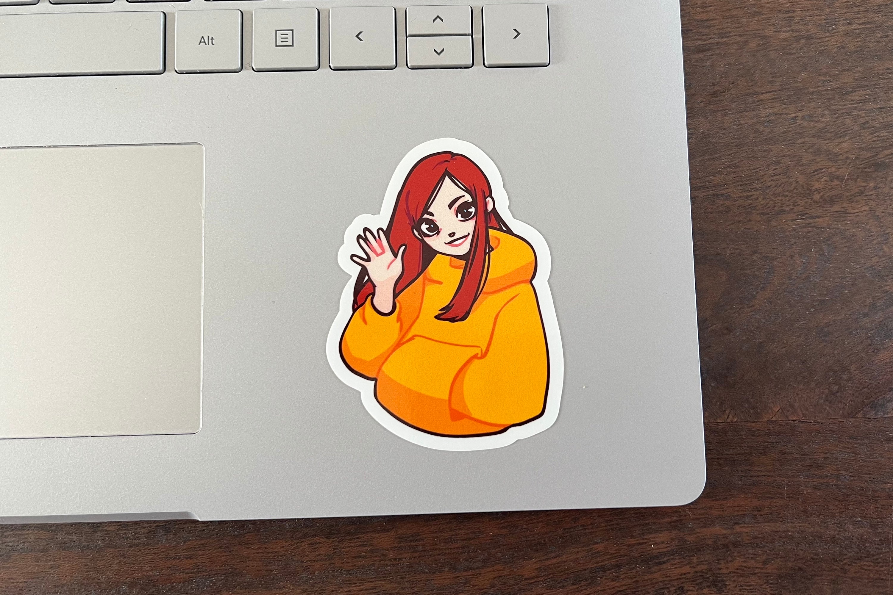 Manga Girl Sticker Set 2 Anime Manga Style 5 Waterproof Vinyl Decals - Etsy