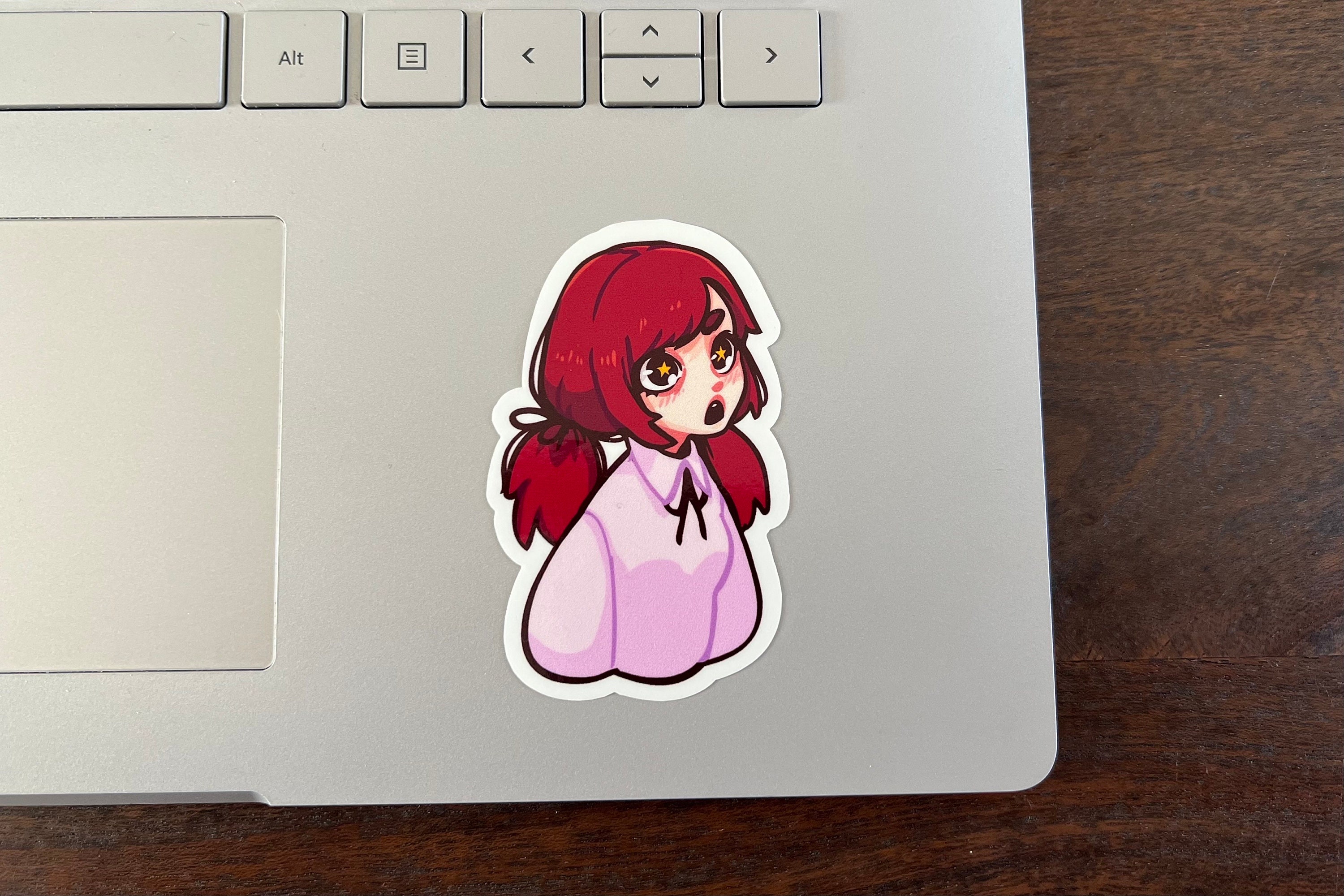 Manga Girl Sticker Set 2 Anime Manga Style 5 Waterproof Vinyl Decals - Etsy