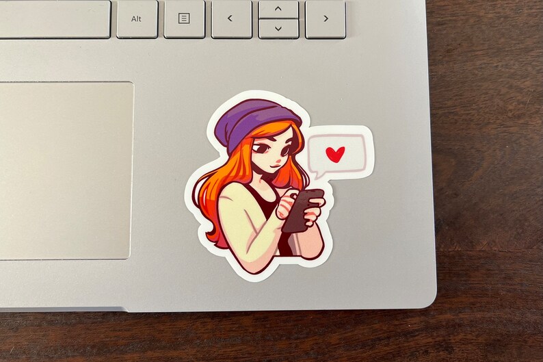 Manga Girl Sticker Set 2 Anime Manga Style 5 Waterproof Vinyl Decals - Etsy