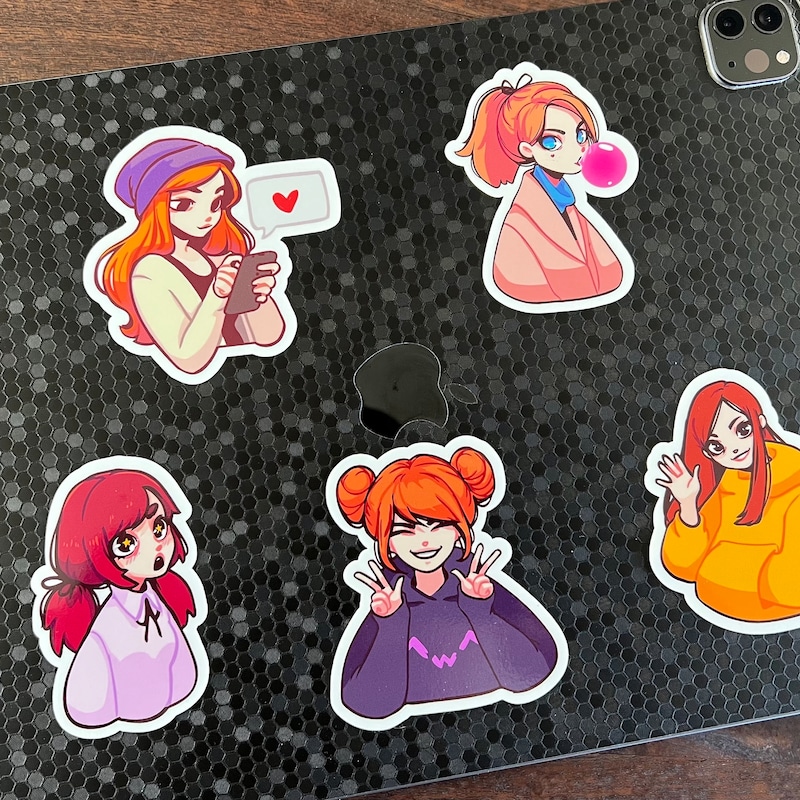 Anime Girls Stickers Manga - Etsy