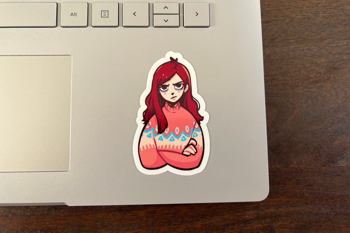 Manga Girl Sticker Set 1 Anime Manga Style 5 Waterproof - Etsy