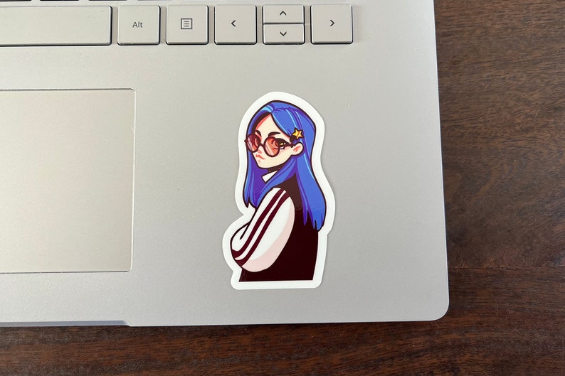 Manga Girl Sticker Set 1 Anime Manga Style 5 Waterproof - Etsy