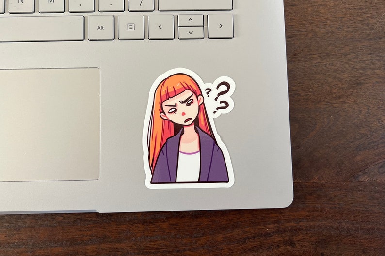 Manga Girl Sticker Set 1 Anime Manga Style 5 Waterproof Vinyl Decals - Etsy