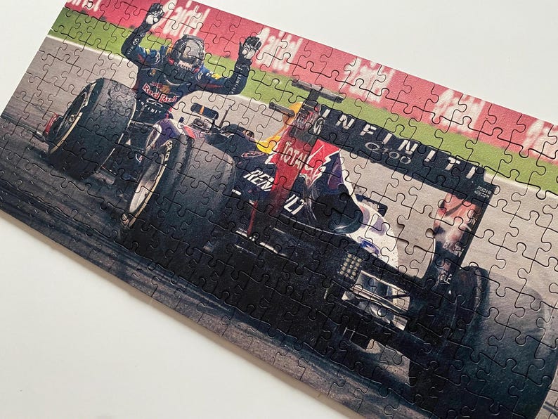 Wooden Formula 1 Puzzle Wooden Red Bull Racing Puzzle Custom Puzzle ...