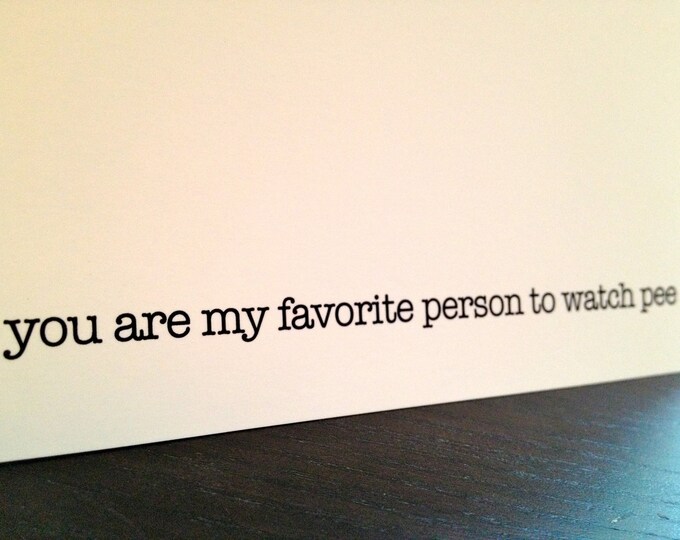 Favorite Person Anniversary Card - Etsy