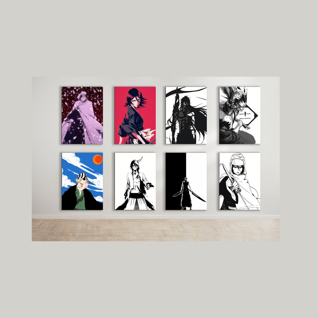 Anime Poster, Anime Canvas, Anime Wall Art, Swordsman Wall Art, Anime ...