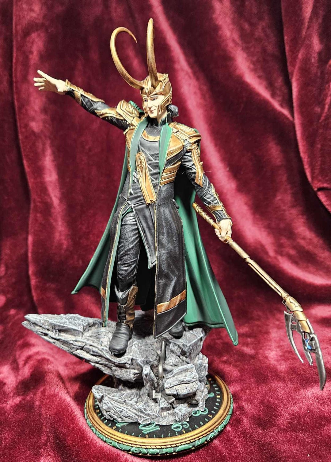 Custom Hand Painted Loki Statue - Etsy