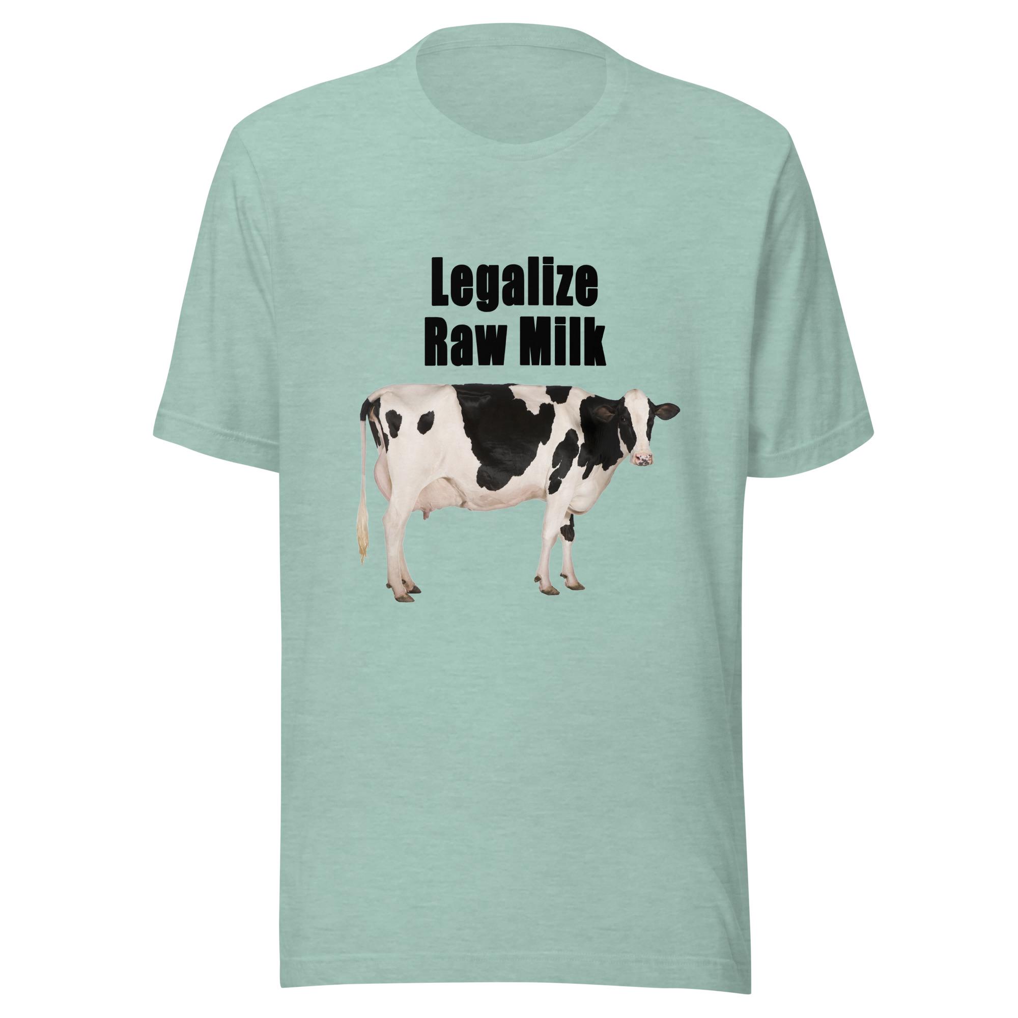 Legalize Raw Milk Statement T-shirt - Etsy