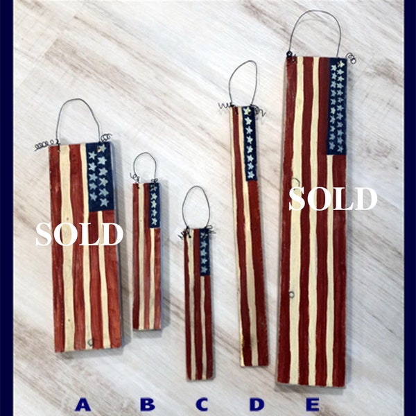 Primitive Flag - Etsy