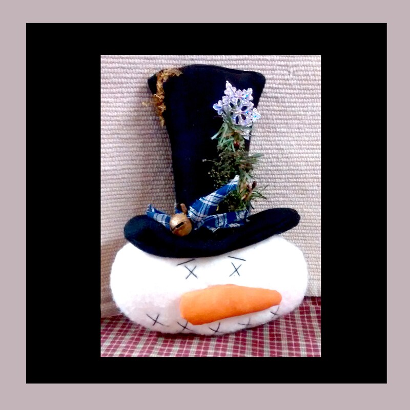 Snowman Head Wreath - Etsy