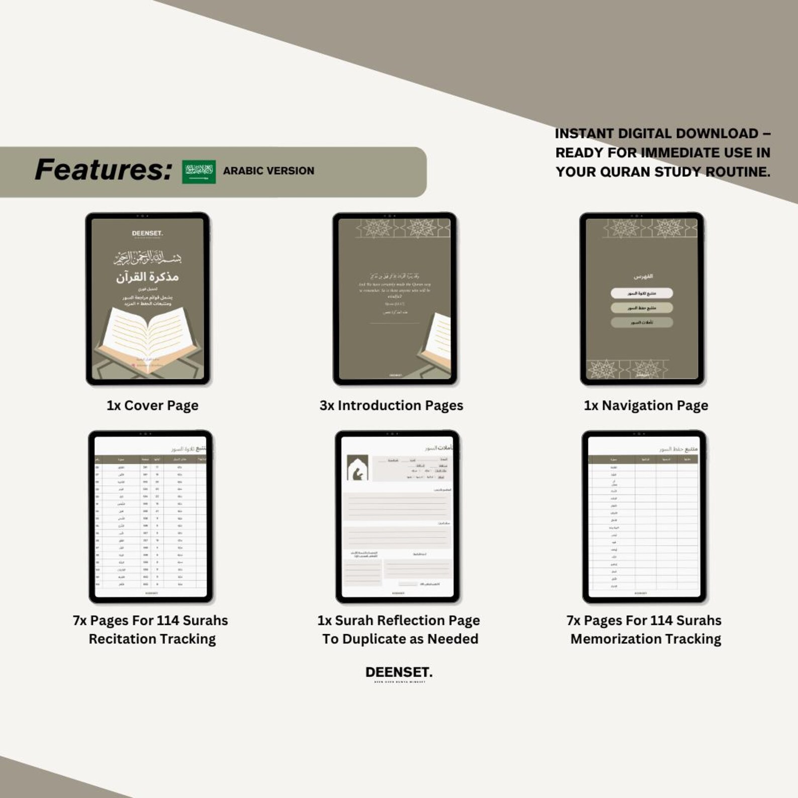 Quran Journal Digital, Quran Study, Quran Tracker, Quran Journaling ...
