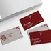 Cherry Red Business Card Template: Elegant QR Code Design (canva ...