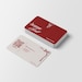 Cherry Red Business Card Template: Elegant QR Code Design (canva ...