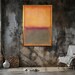 Mark Rothko Earthy Green and Warm Orange Abstract Canvas Print ...