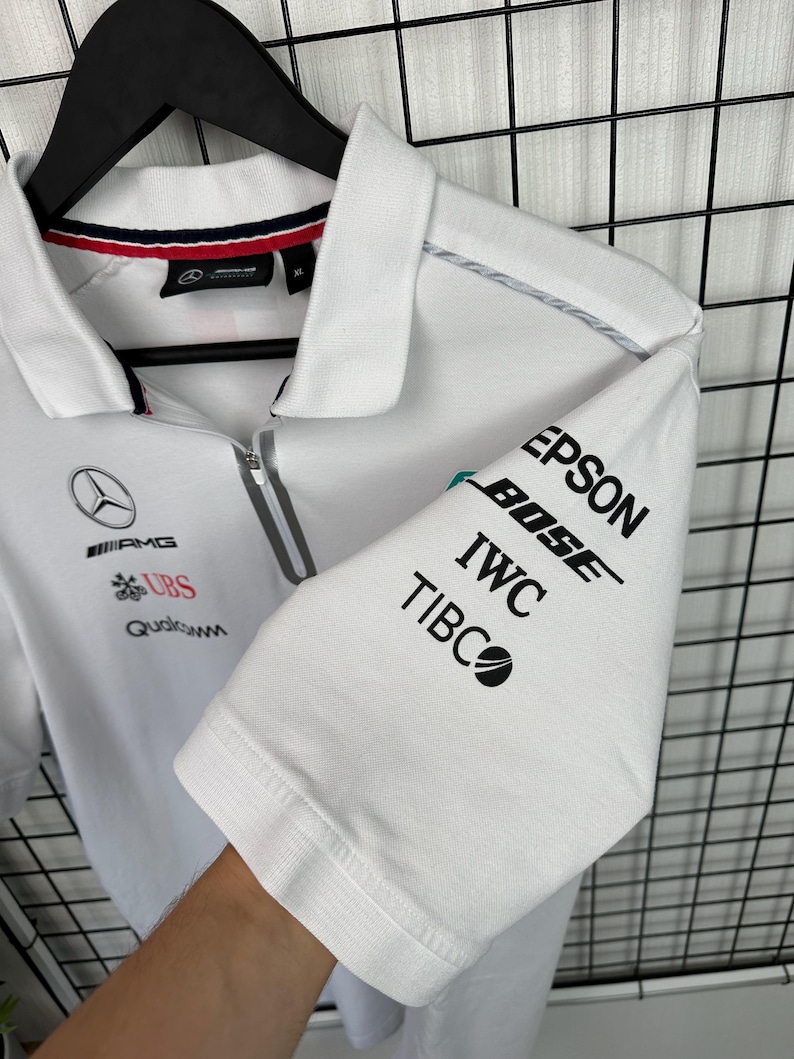 Mercedes AMG Benz Formula Uno Petronas Men XL White T Shitrt - Etsy