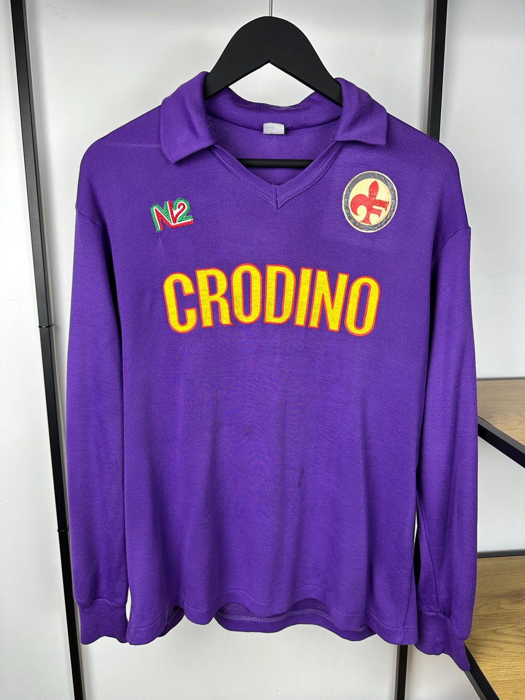 Vintage Fiorentina #10 Roberto Baggio Ennerre 1986-1987 Jersey Shirt ...