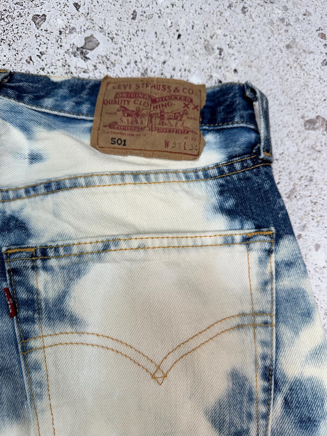 Rare Custom Men Levi’s Jeans 501 W31 L34 Button Fly Y2k - Etsy