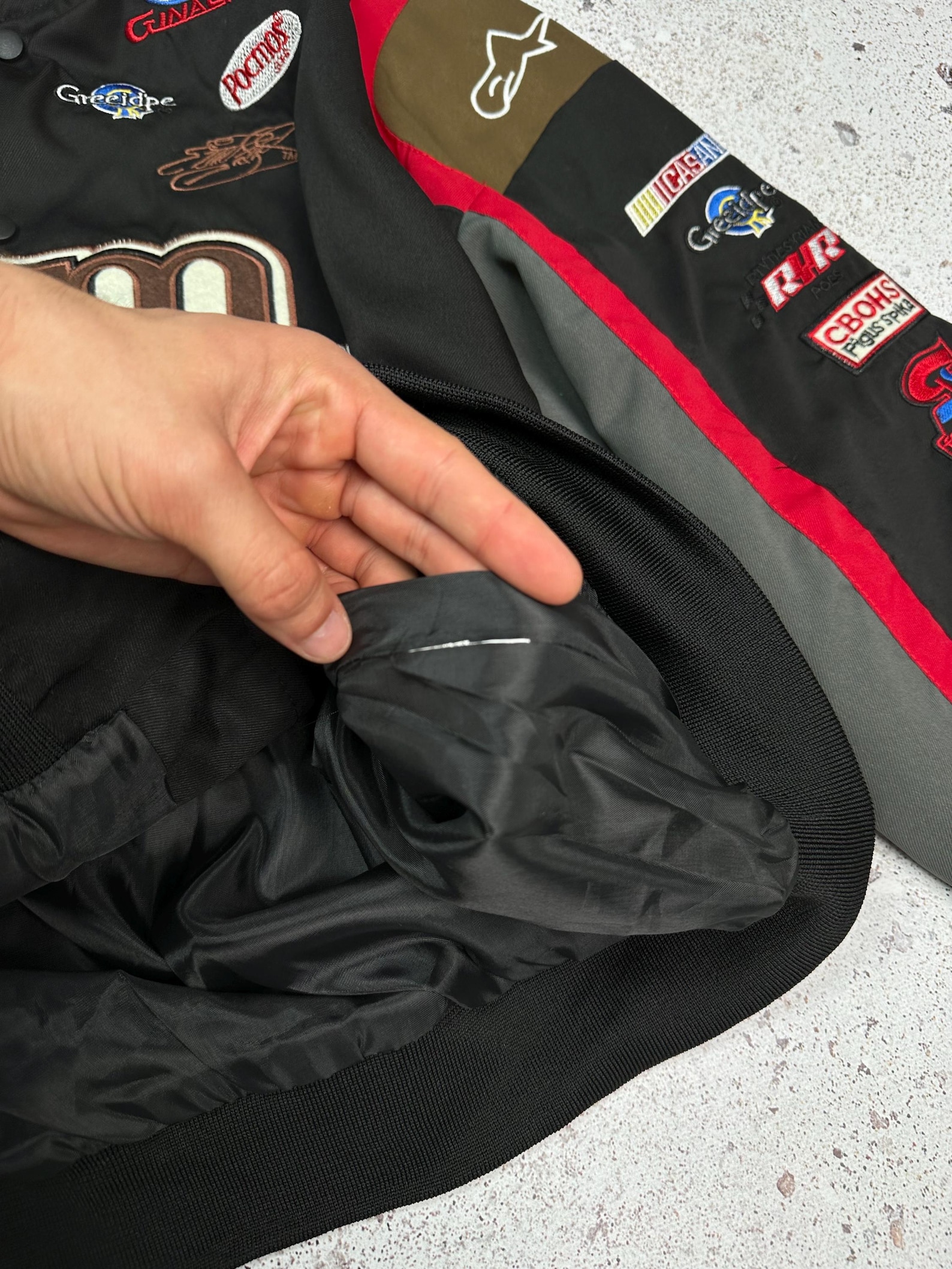 M&m's Racing Jacket Nascar Y2K F1 Moto Bomber Men Black L - Etsy