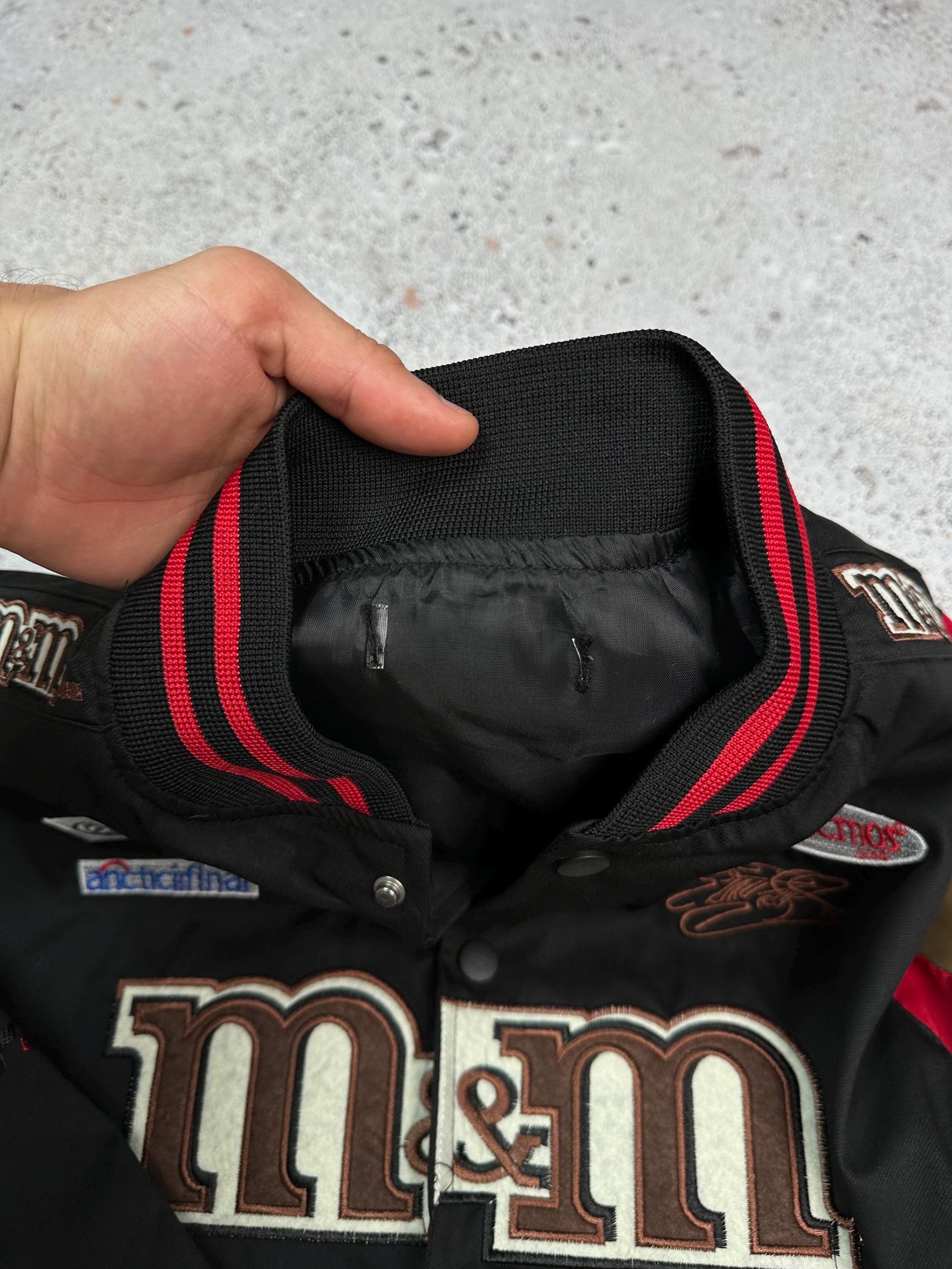 M&m's Racing Jacket Nascar Y2K F1 Moto Bomber Men Black L - Etsy