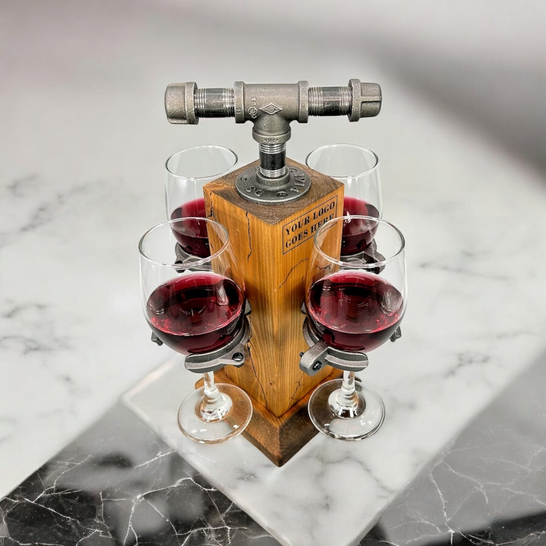 Custom Wine Flight Wine Carrier Wine Gift Beer Gift Beer Flight Wine ...