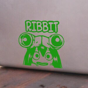 Froppy ribbit My Hero Inspired Vinyl Laptop Decal - Etsy