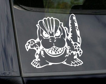 Godzilla Car Decal - Etsy