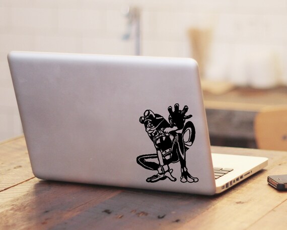 Froppy Fighting Stance My Hero Inspired Vinyl Laptop Decal - Etsy