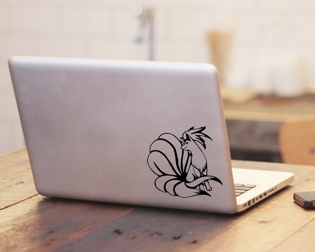 Nine Tails Pokemon Inspired Vinyl Laptop Decal, Car Decal - Etsy