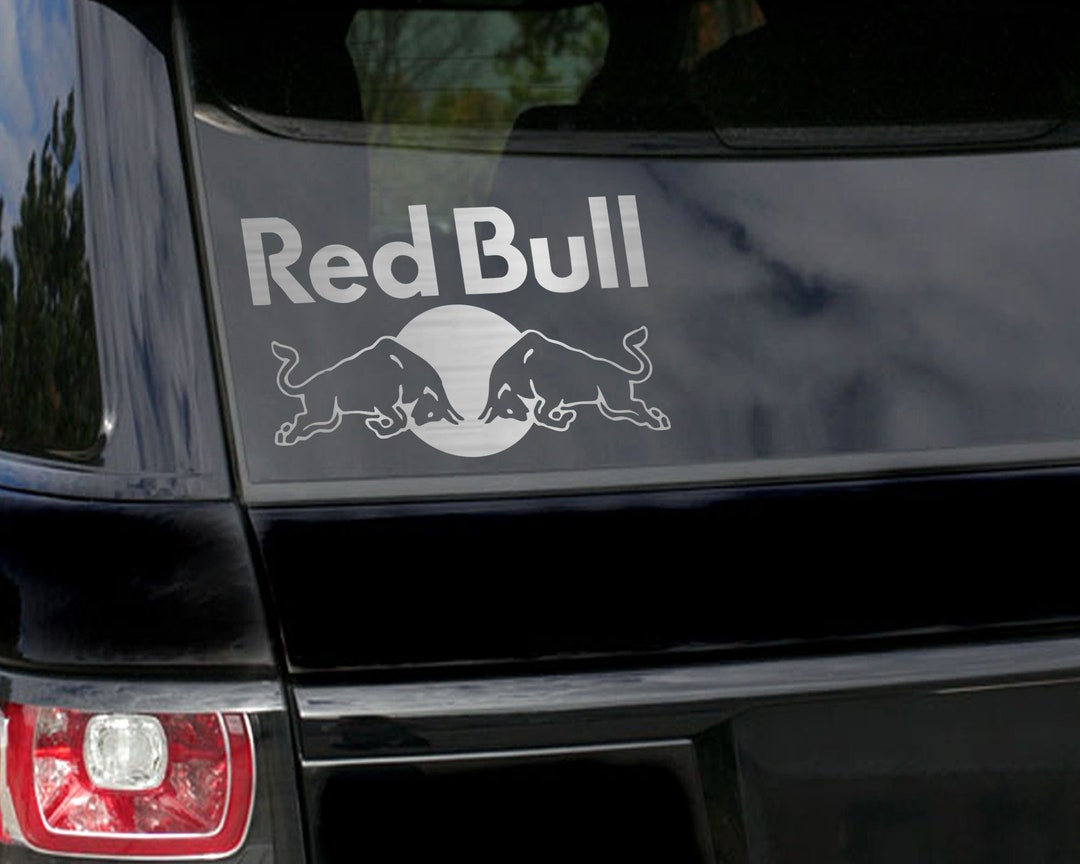 Red Bull Energy Drink Inspired Car Decal, Laptop Decal - Etsy
