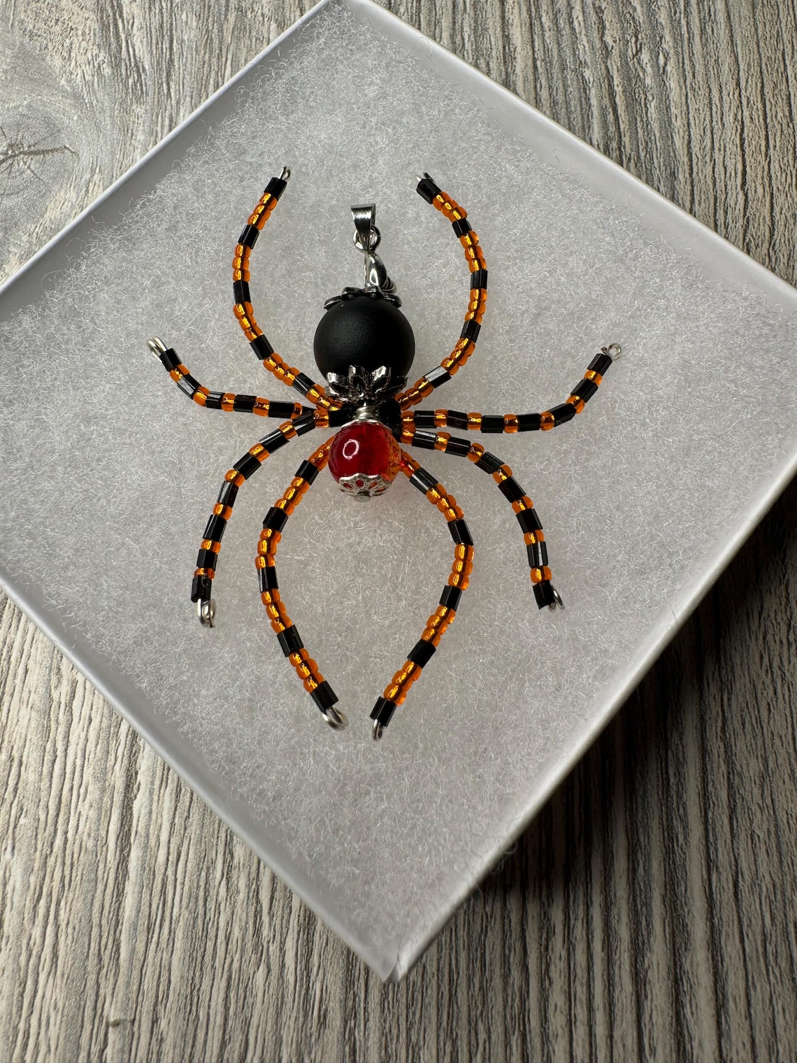 Beaded Spiders / Christmas Spiders / Beaded Jewelry - Etsy