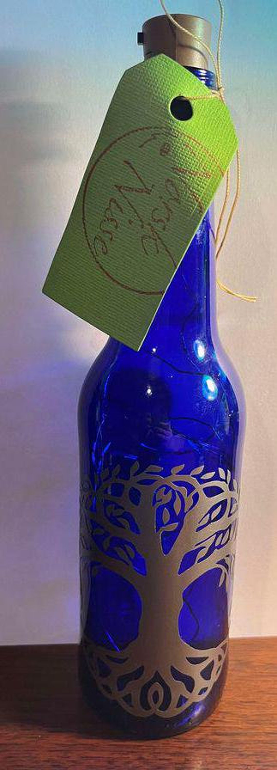 Silver Tree of Life Fairy Bottle - Etsy