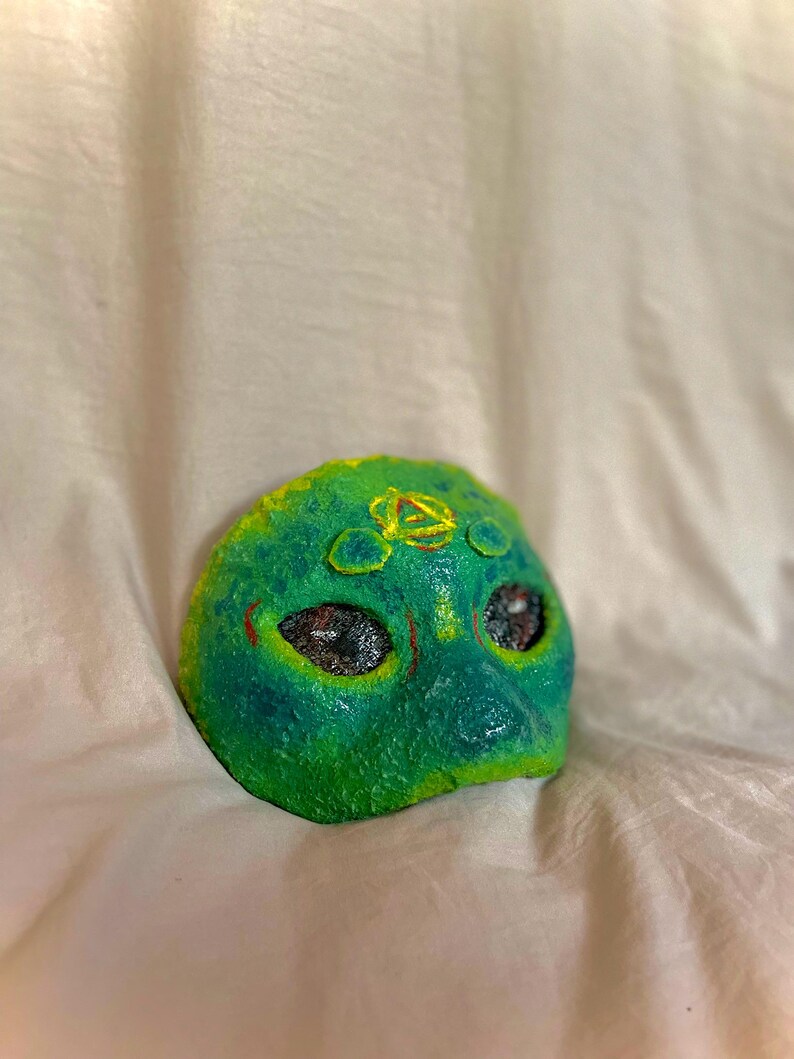 Emmet - Green Cosplay Mask - Therian, Snake, Mystical, Animal Mask ...