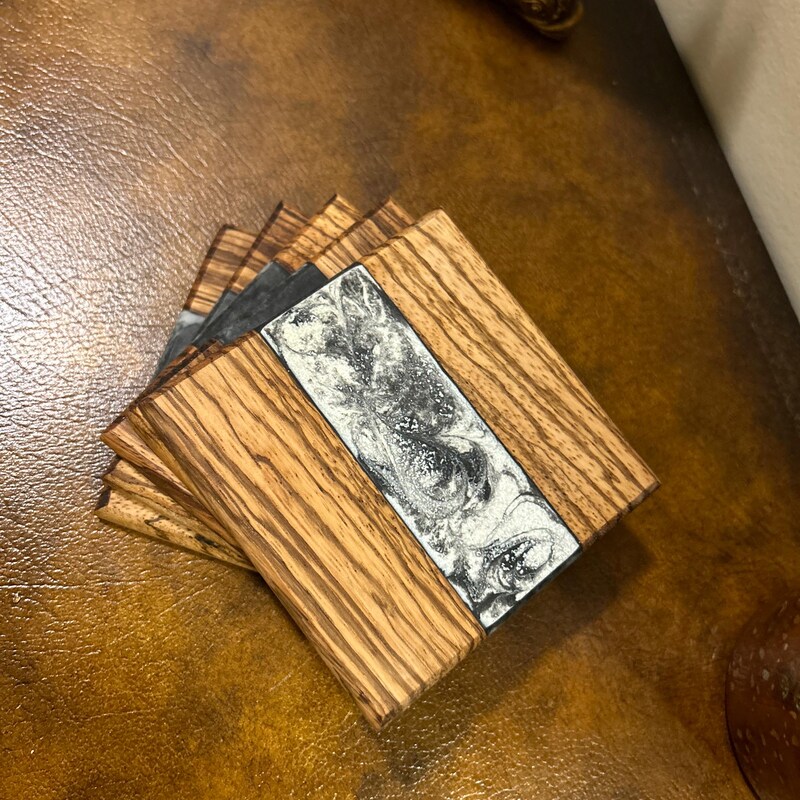Epoxy Coasters - Etsy