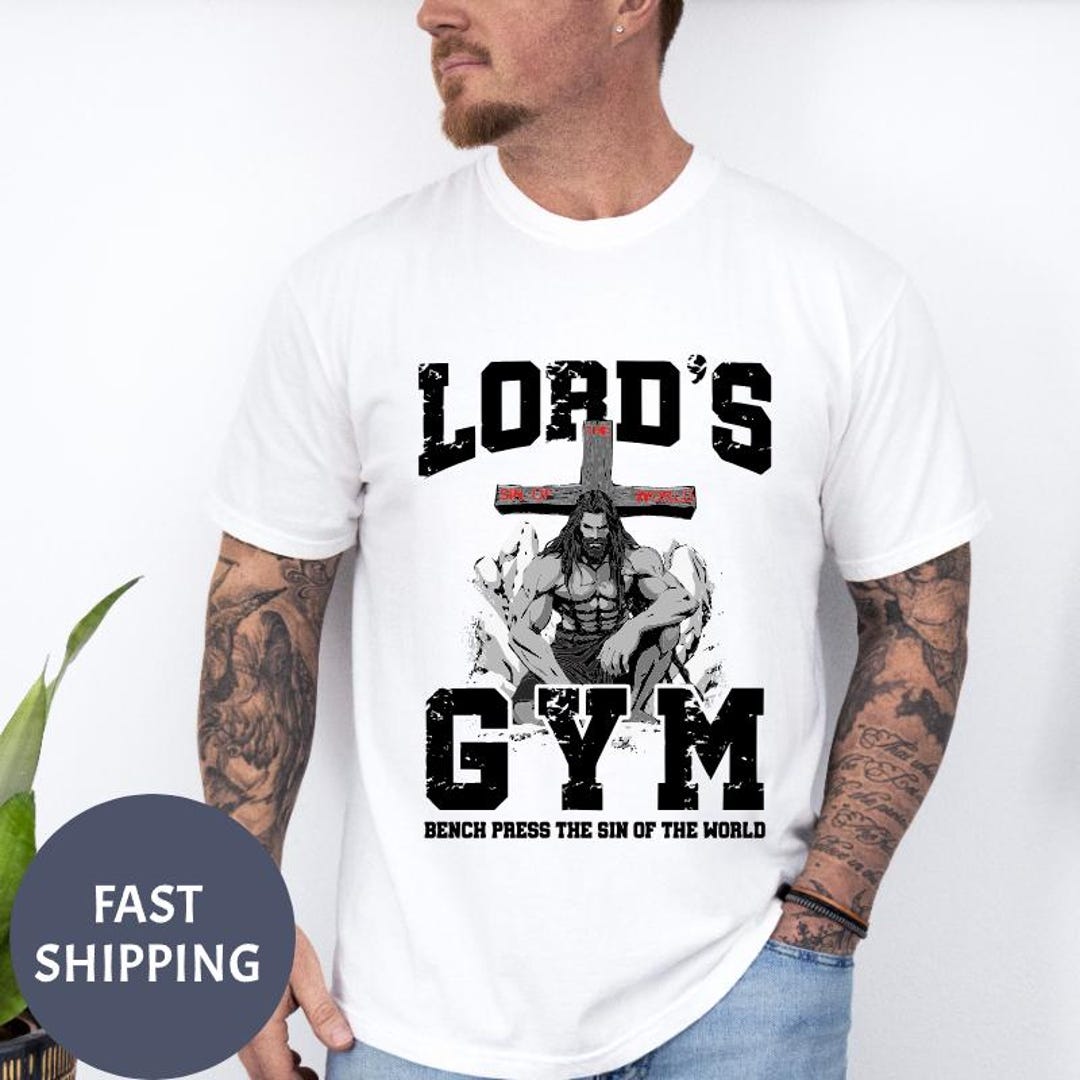 Lord's Gym Comfort Colors Workout Shirt, Christian Workout Shirt, Jesus ...