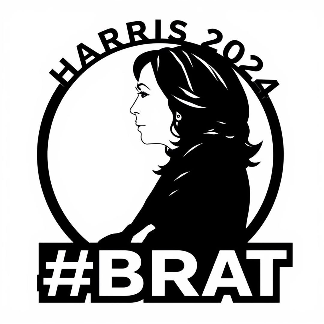 Harris BRAT Logo T-shirt Design Pack 61 High-quality PNG Images for T ...