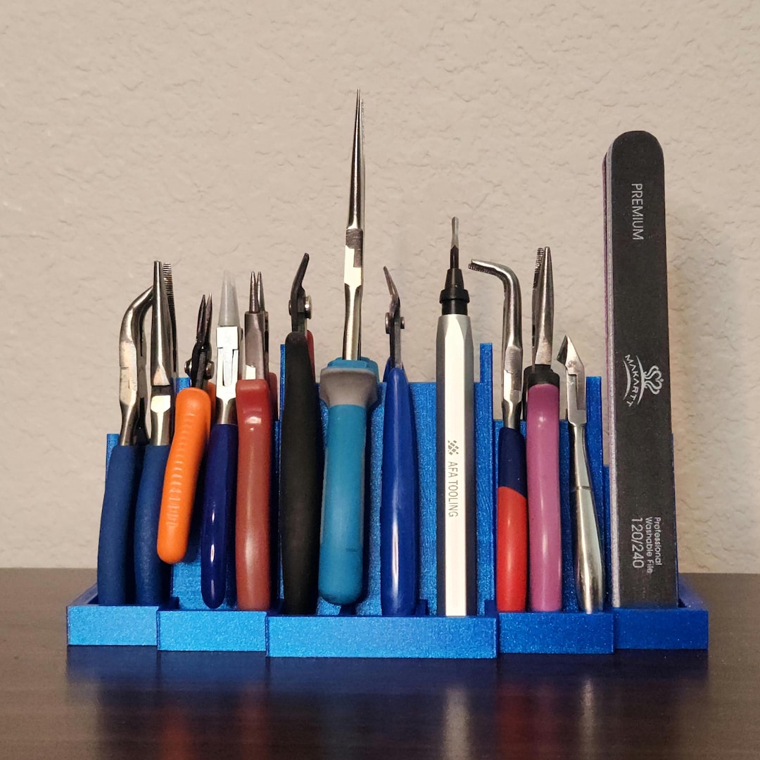 Four Color Choices: Holder/organizer for Small Hobby Pliers- 3D Printed ...