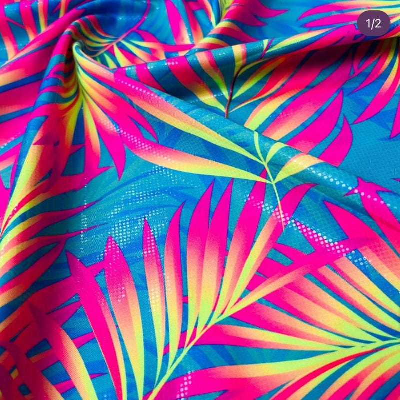 Neon Fabric by the Yard - Etsy