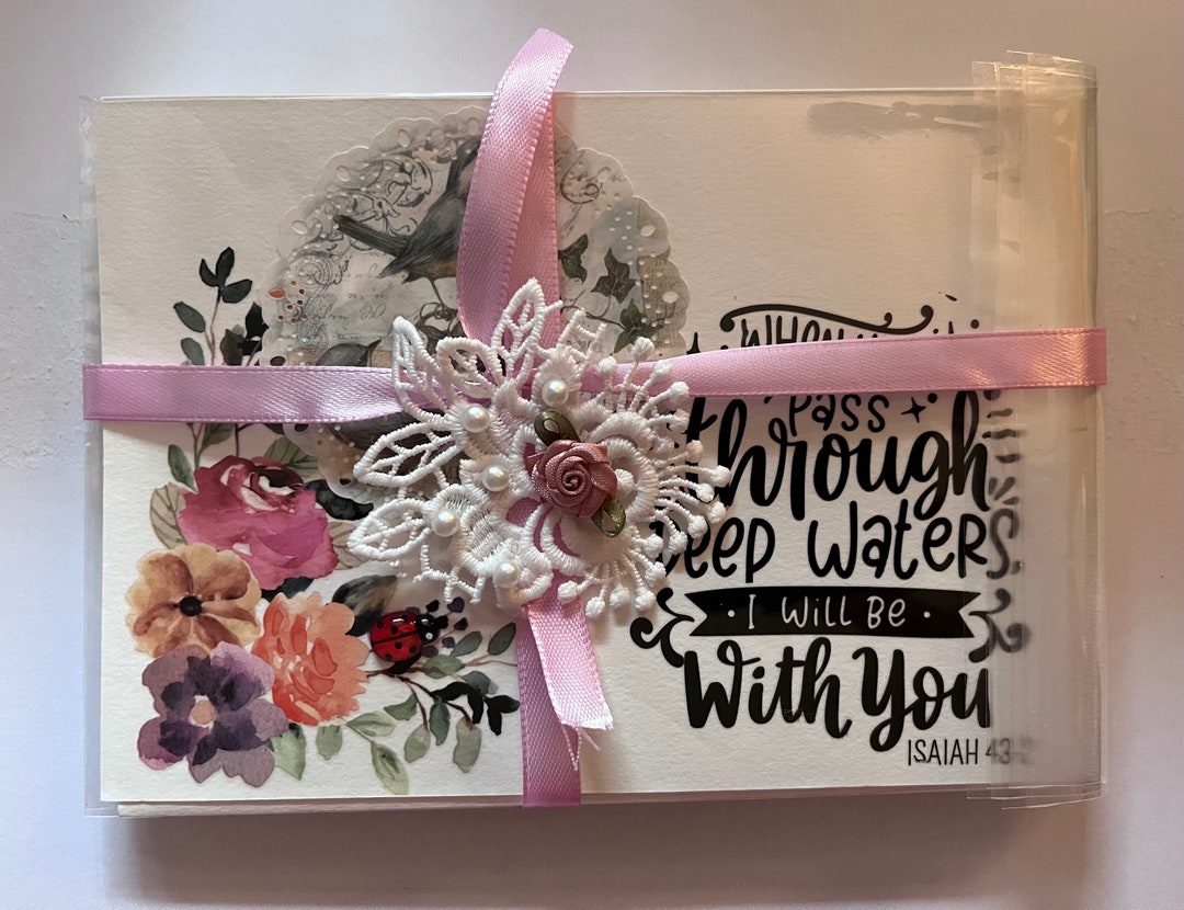 3 Encouragement Blank Notecards With Envelopes, Breast Cancer| Illness ...