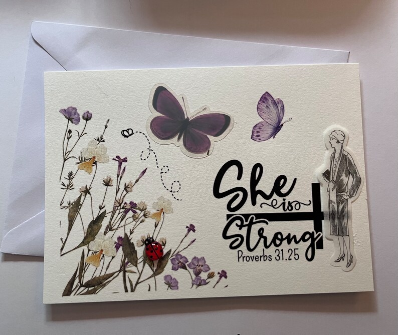 3 Encouragement Blank Notecards With Envelopes, Breast Cancer Illness ...