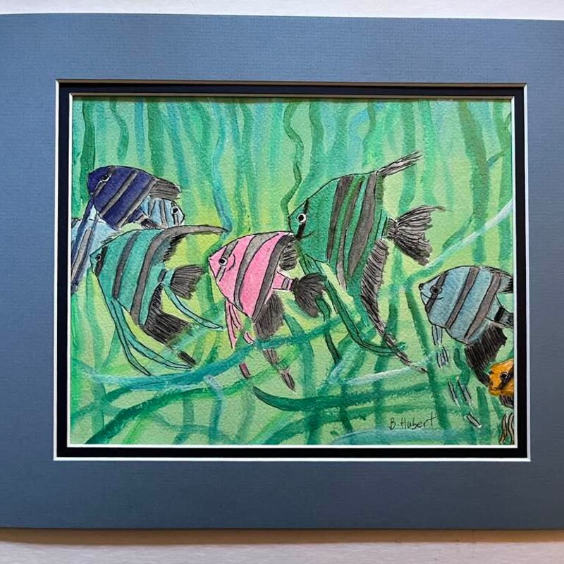 Angelfish Painting - Etsy