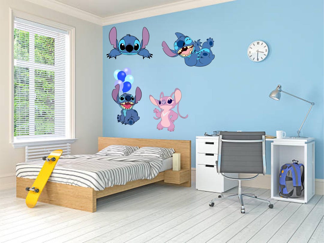 Stitch Wall Stickers - Etsy