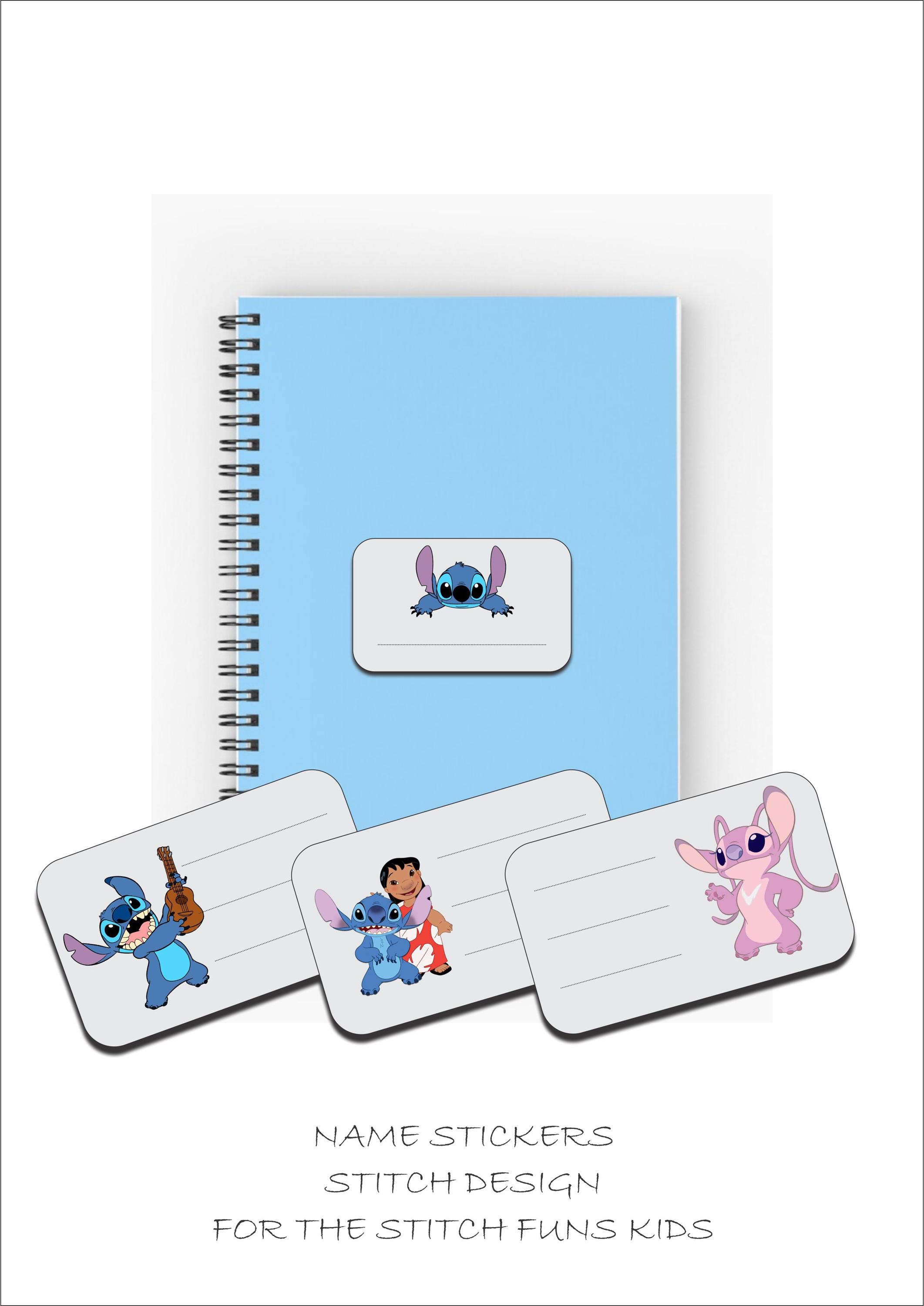 STITCH Name Tags for Notebooks, Bags, Books - Etsy