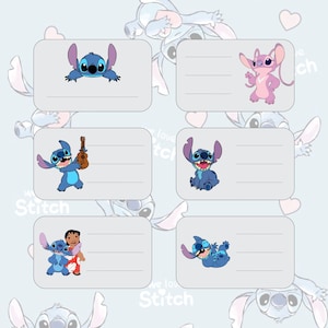 STITCH Name Tags for Notebooks, Bags, Books - Etsy