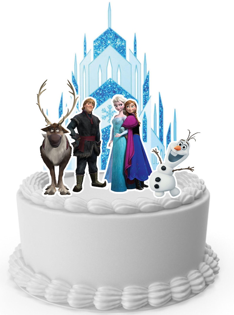 Frozen Elsa & Anna Cake Toppers - Etsy