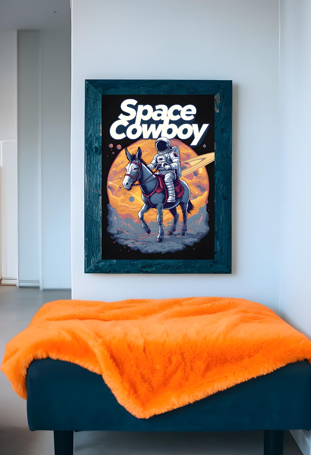Space Cowboy Vintage Cowboy Print - Etsy Australia